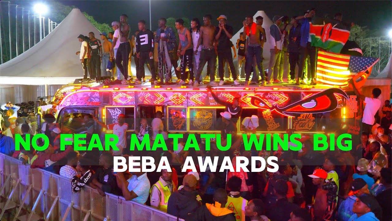 NO FEAR Matatu wins Big At the BEBA AWARDS 2024 at the kicc Nairobi!# ...