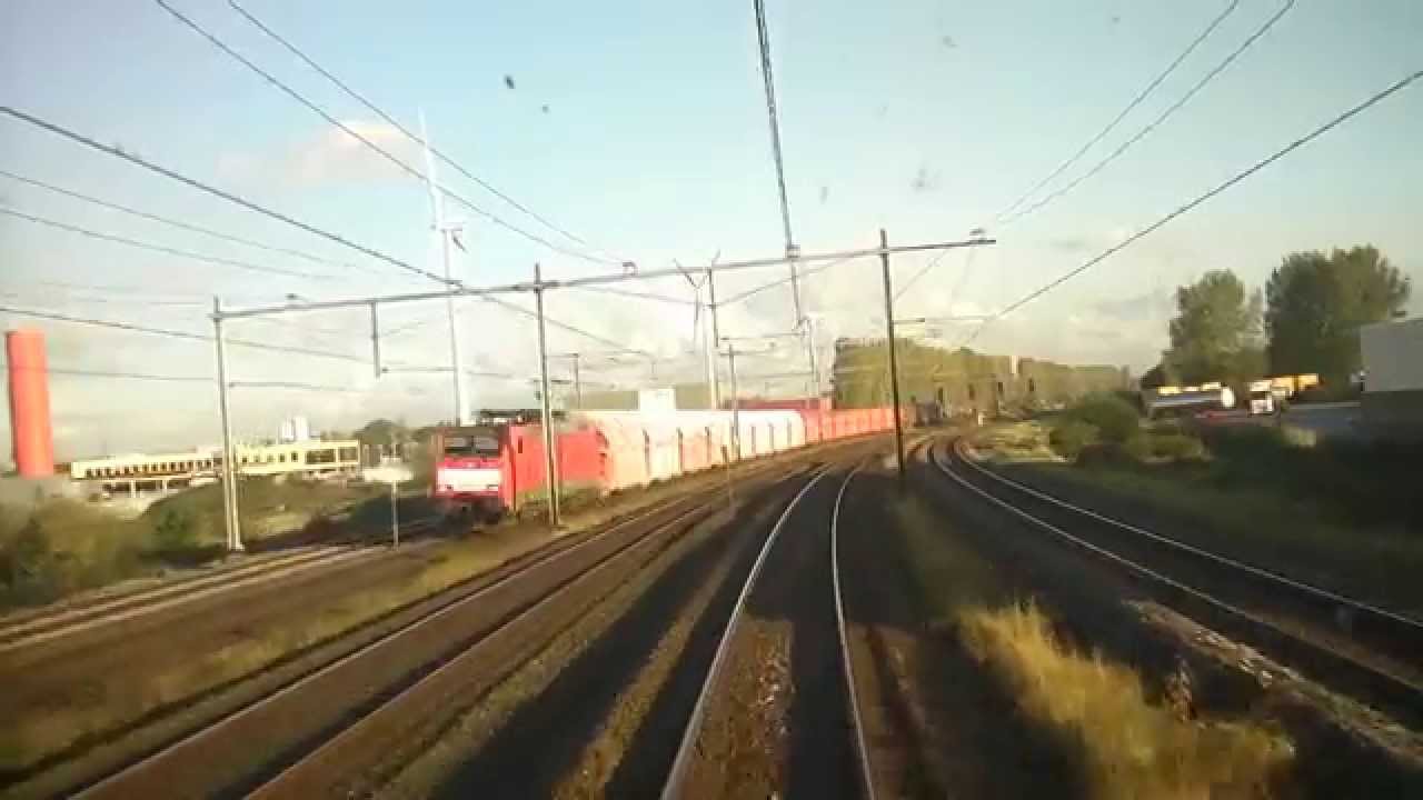 A train driver's view: Arnhem - Den Helder, VIRM, 15-Oct-2014. - YouTube