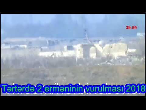 Cəbhədə snayperlə ermənilərin  vurulması 2018