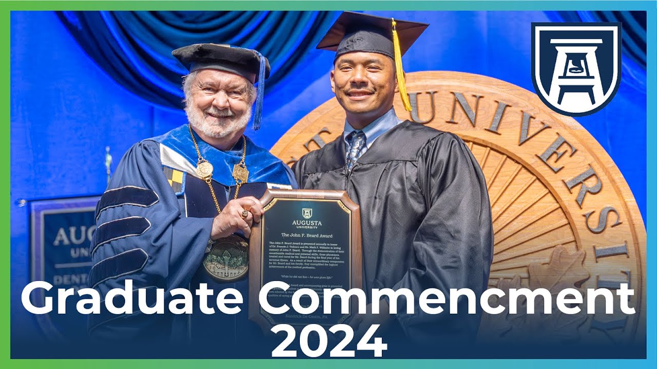 Spring 2024 Graduate Hooding & Commencement | FULL EVENT | Augusta University - YouTube