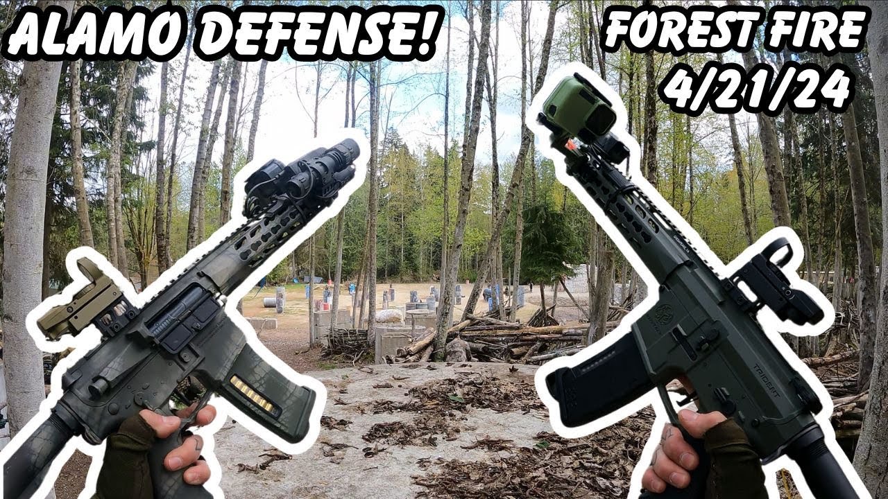 Forest fire Airsoft (Alamo gameplay) - YouTube
