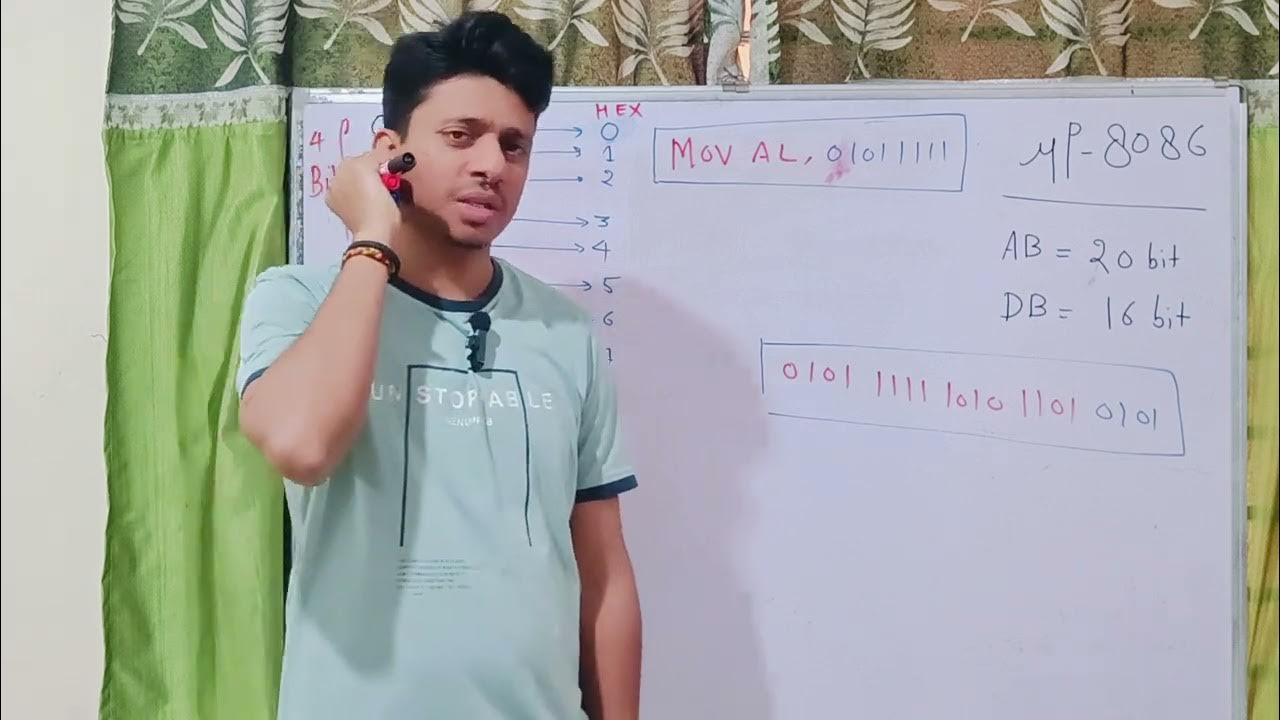 LEC 00//Why Hexadecimal Representation in 8086 Programming - YouTube