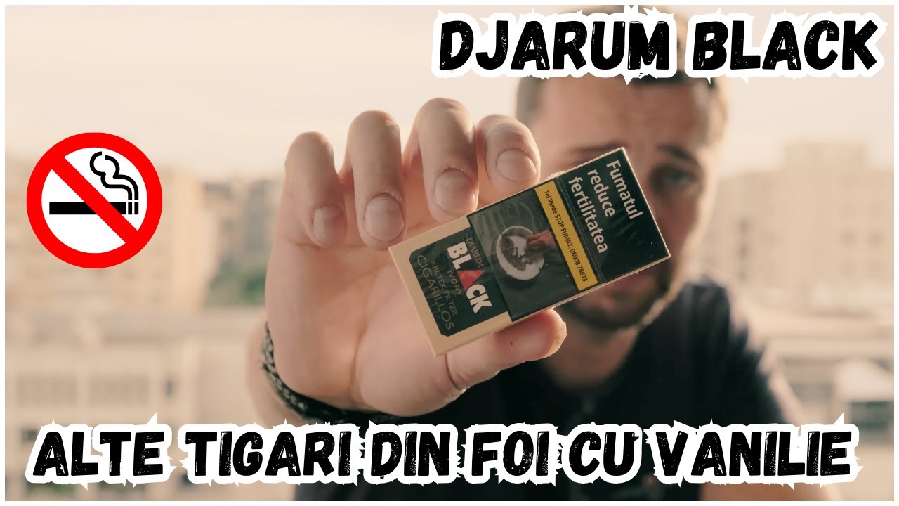 DJARUM IVORY CIGARILLOR din Foi - Niste Tigari Negre Destul De ...