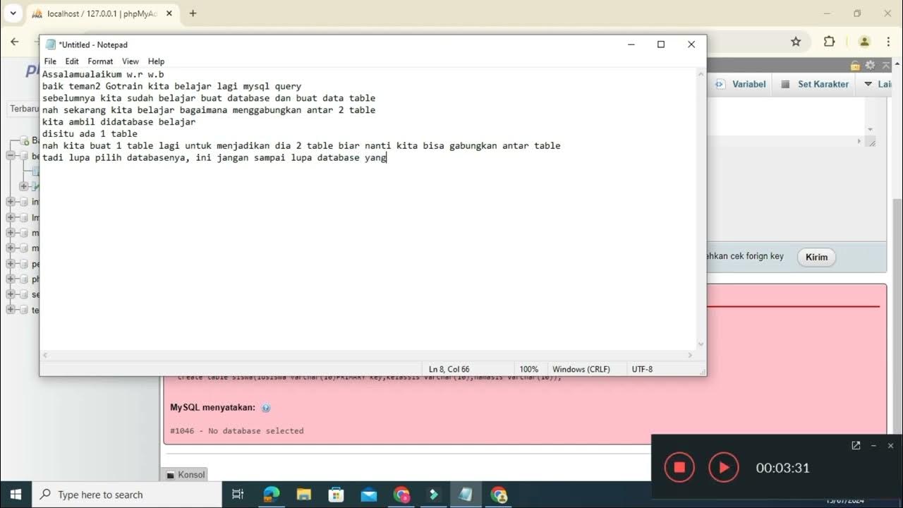 Query Sql Join 2 table - YouTube