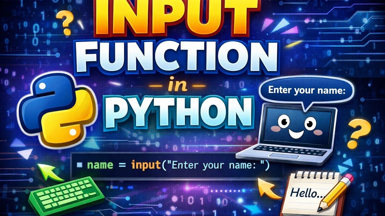 Python Input Function Explained | Python for Beginners - YouTube