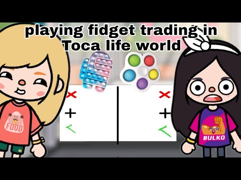 Fidget trading in Toca life world toca boca toca dream 💗🔥🤩 - YouTube
