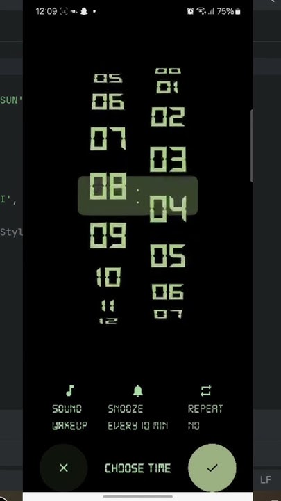 Digital Alarm clock app #androidapp #coding #flutter #programming # ...
