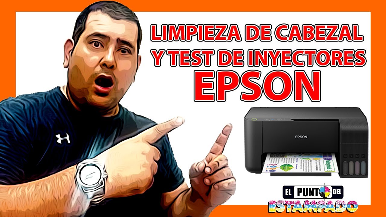 Limpieza de CABEZALES y test de INYECTORES 🖨 - EPSON para Principiantes ...