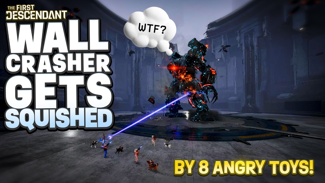 TFD Mini Mayhem: Wall Crusher Gets Squished by 8 Angry Toys! - YouTube