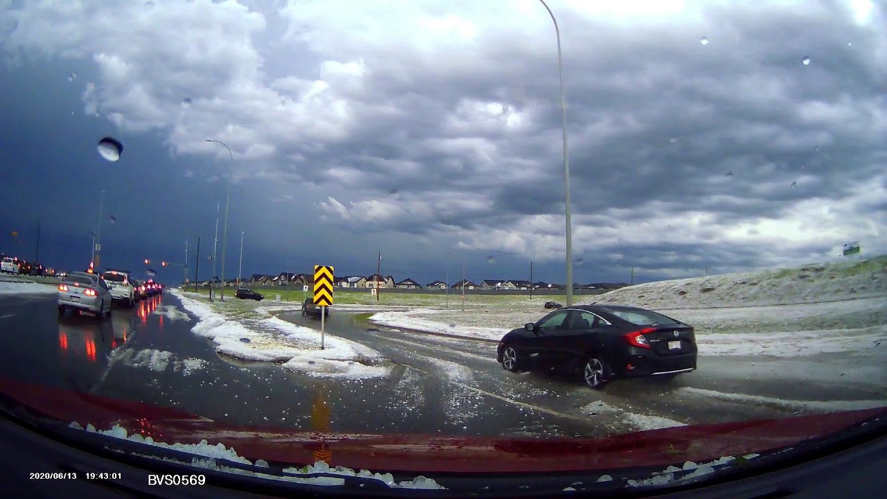 Calgary Hail Storm June 13, 2020 - YouTube