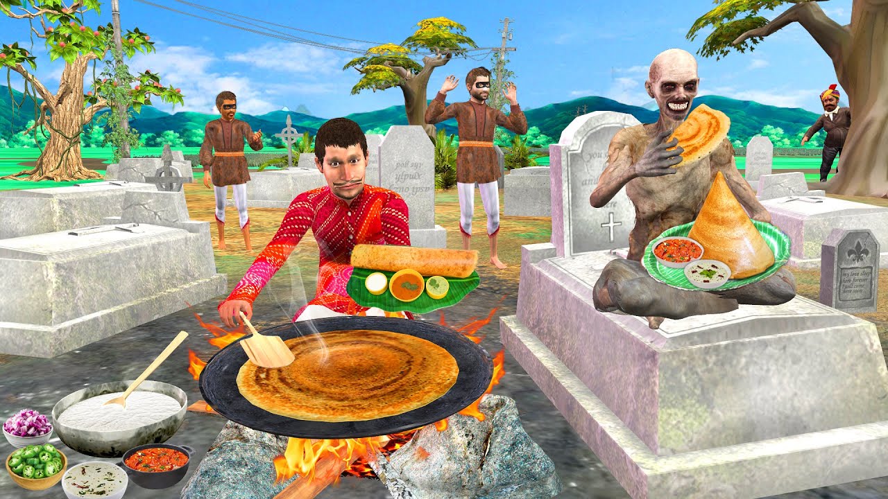 Fearless Dosa Wala का कमाल | Dosa Cooking Challenge in Graveyard Comedy ...