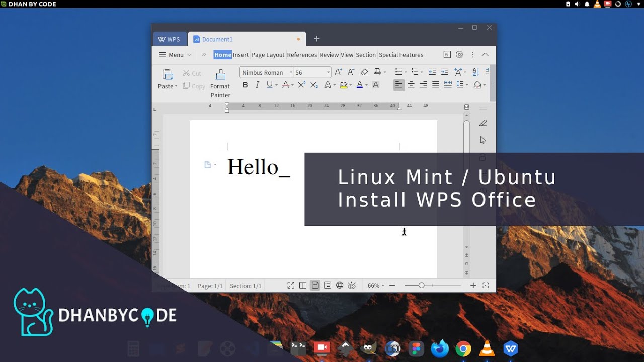 Cara install WPS Office di Linux Mint | Ubuntu - YouTube