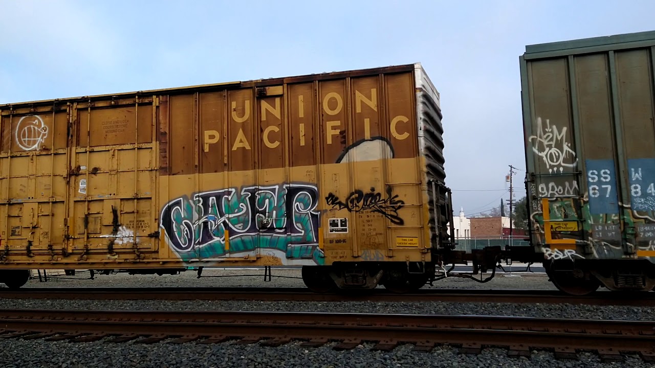 UP 9915 UP 9911 UP 9901 LEAD THE FRESNO TRUN LOCAL SOUTHBOUND FREIGHT ...