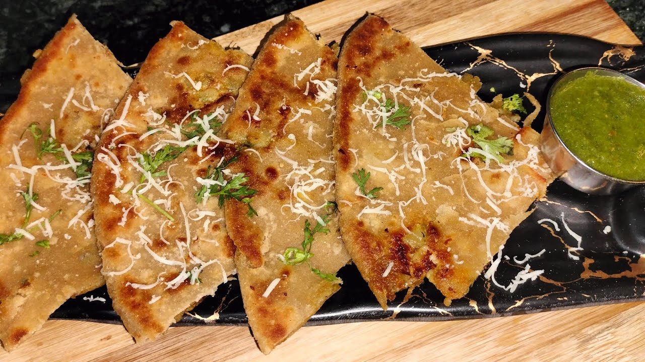 Cheese Aloo Paratha | Dhaba Style Aloo Paratha | Kids Tiffin Box ...