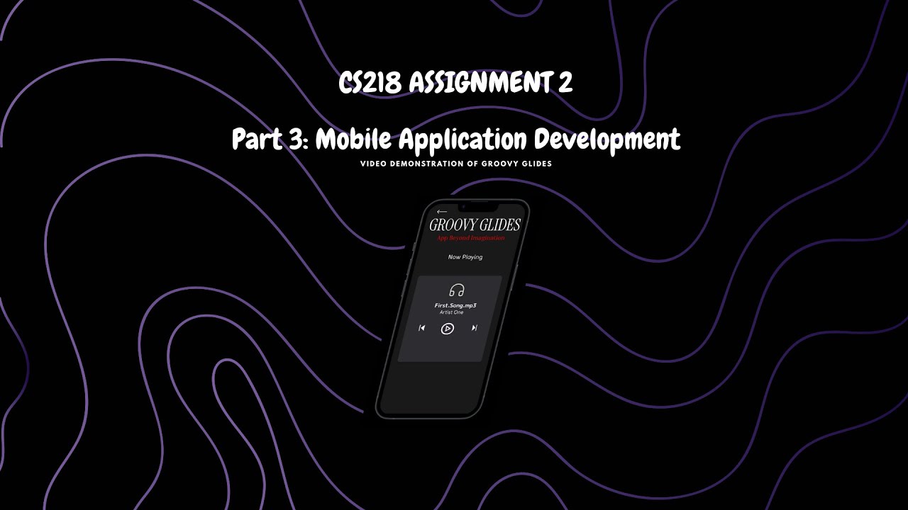 CS218 – Groovy Glides Mobile App Demo (MP3 & MP4 Playback Prototype) - YouTube