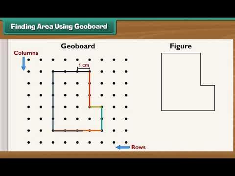 Finding Area using Geoboard | Class 4 | Maths - YouTube