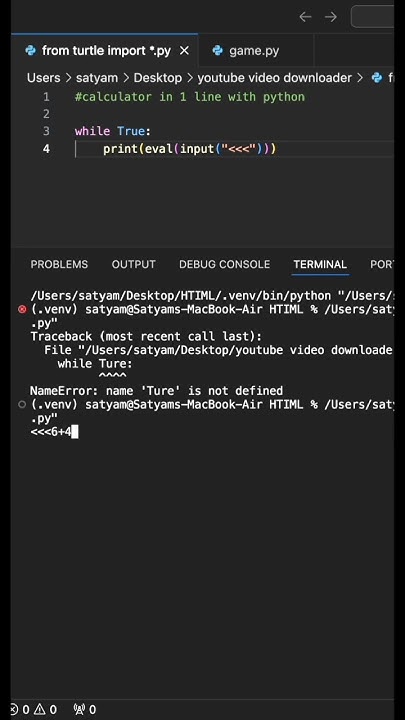 Python Se Calculator In One Line Codehackcomputer Project Programming Python