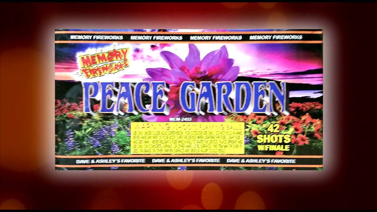 Peace Garden - Memory Fireworks 350 gram multi-shot - YouTube