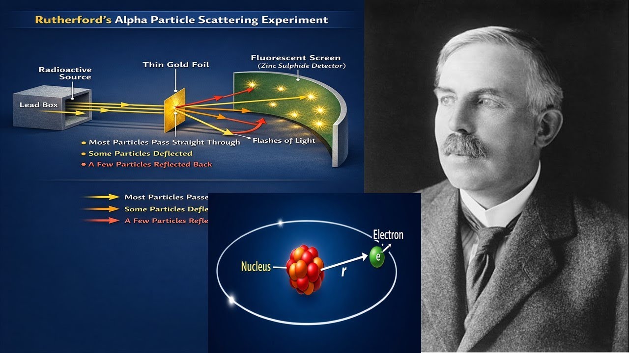 Rutherford’s Atomic Model | Alpha Particle Scattering Experiment - YouTube