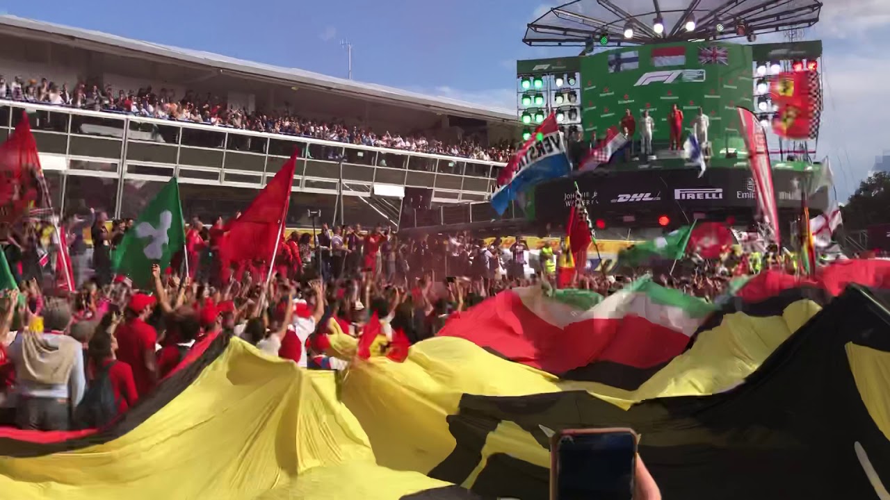 Monza F1 2019 Podium - Italian National Anthem - YouTube