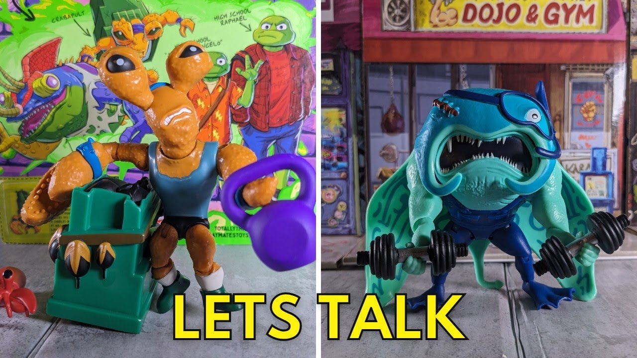 Teenage Mutant Ninja Turtles Mutant Mayhem Ray Fillet and Crabapult Let's Talk - YouTube