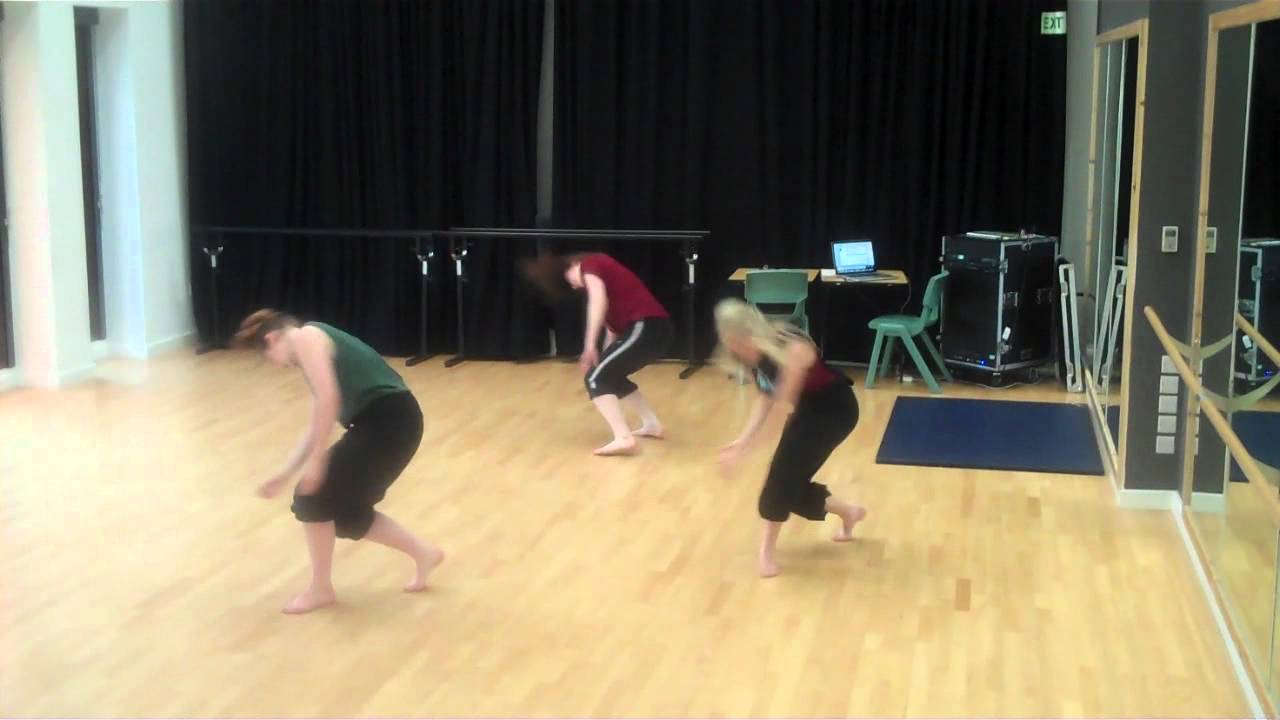 Dance Technique Class Routine Example #2 - YouTube
