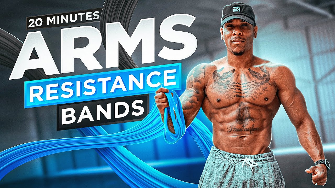 Quick and Effective: 20 Minute Arm Workout with Resistance Bands - YouTube