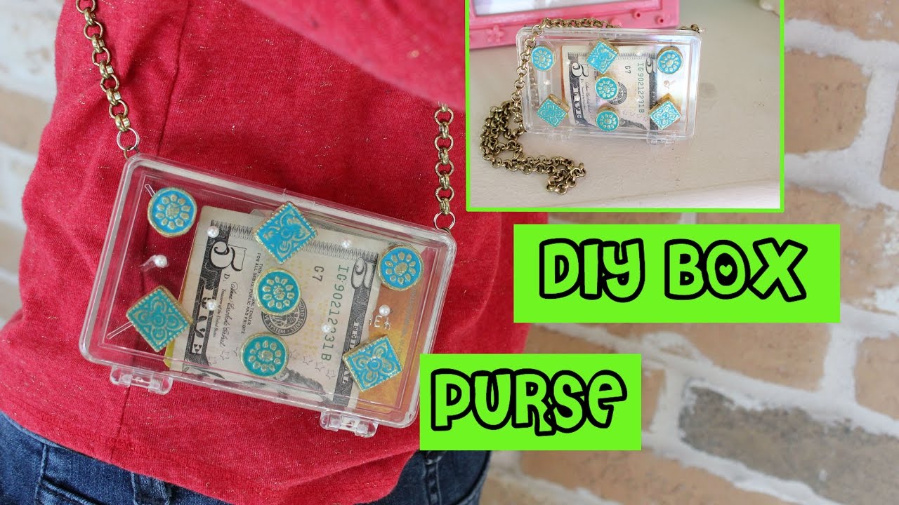 DIY Clear Box Purse | Fashion How-To l Glitter Girls Club - YouTube