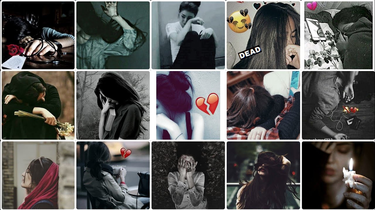 🦋🥺Snapchat sad selfie posses idea| Sad girl dpz|💔broken heart girl dp ...
