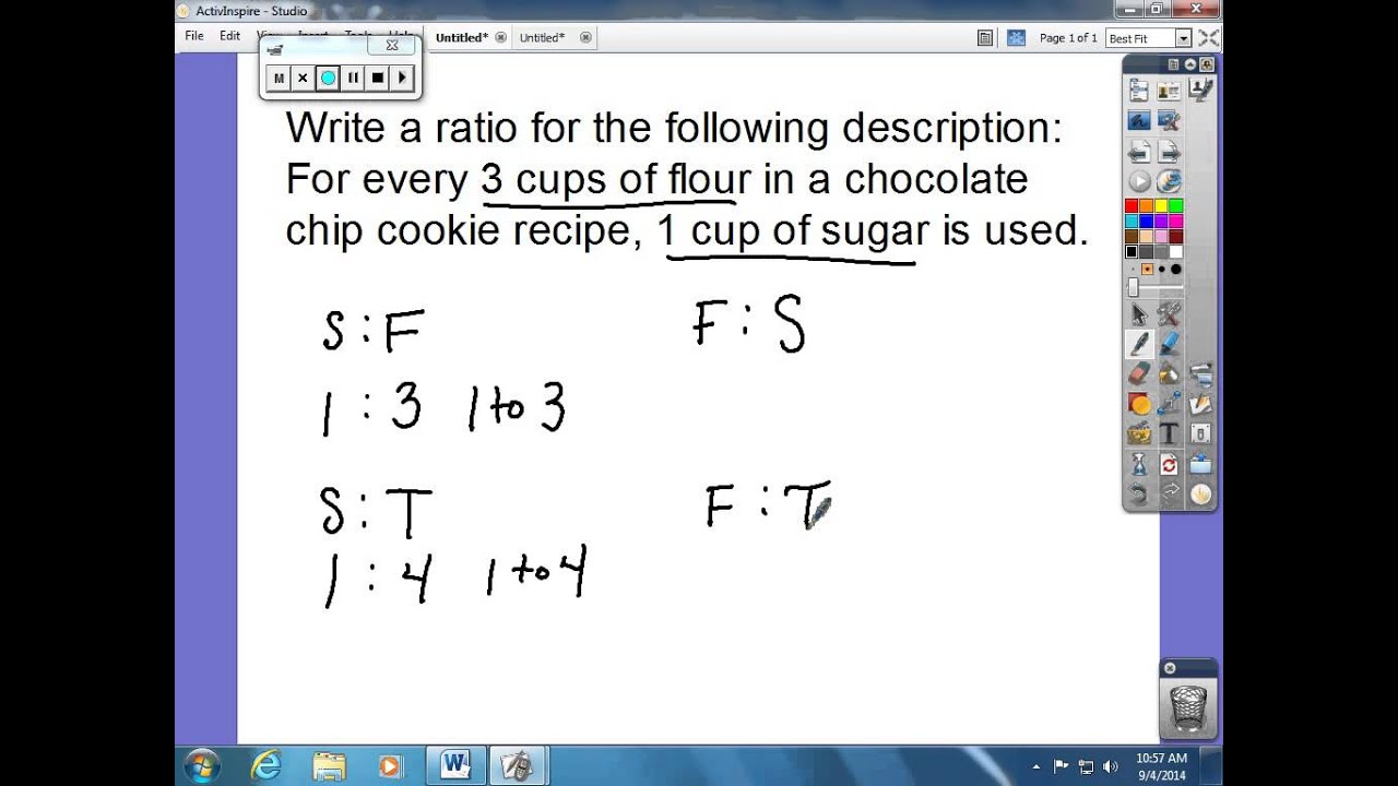 Lessons 1 and 2 Ratios - YouTube