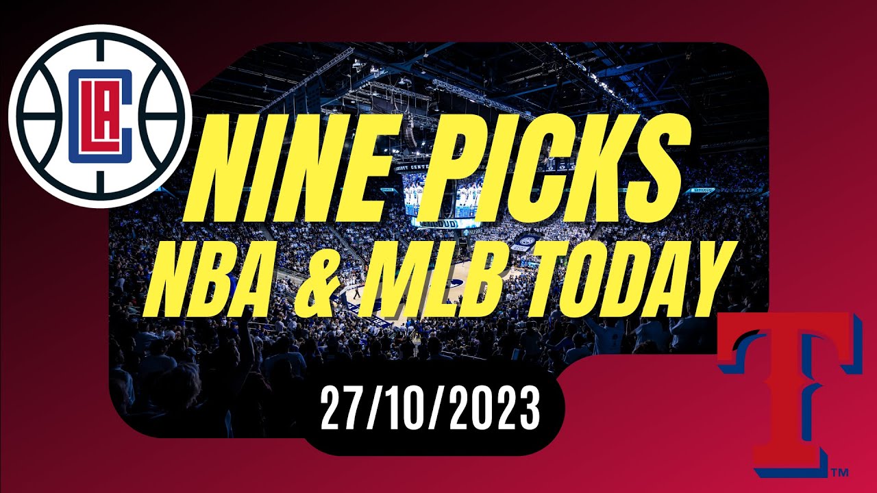 PRONOSTICOS DE MLB Y NBA PARA HOY 27/10/2023 #nba #mlb #seriemundial ...