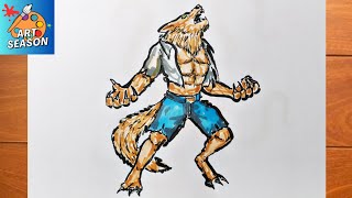 How to Draw a Werewolf Step by Step | Doovi
