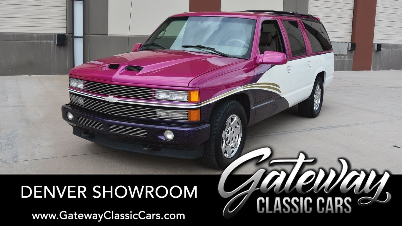 1996 Chevrolet Suburban custom - Denver #1001 - YouTube
