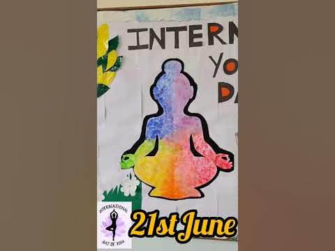 prepared a YOGA bulletin board in an hour!! #yoga #art #shorts - YouTube