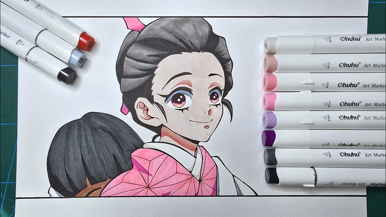 Drawing Nezuko Kamado Debut || Demon Slayer/ Kimetsu No Yaiba - YouTube