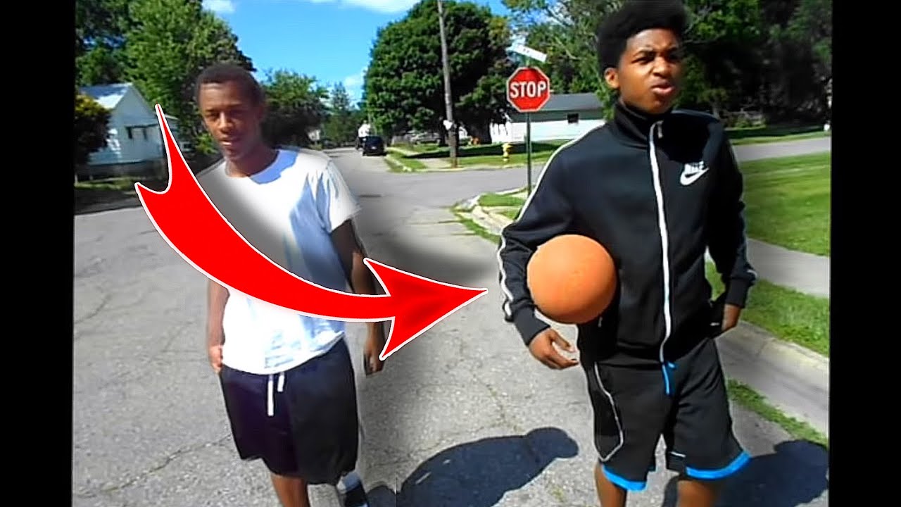 DDG PLAYS BASKETBALL IN THE HOOD! (OLD VIDEO) - YouTube