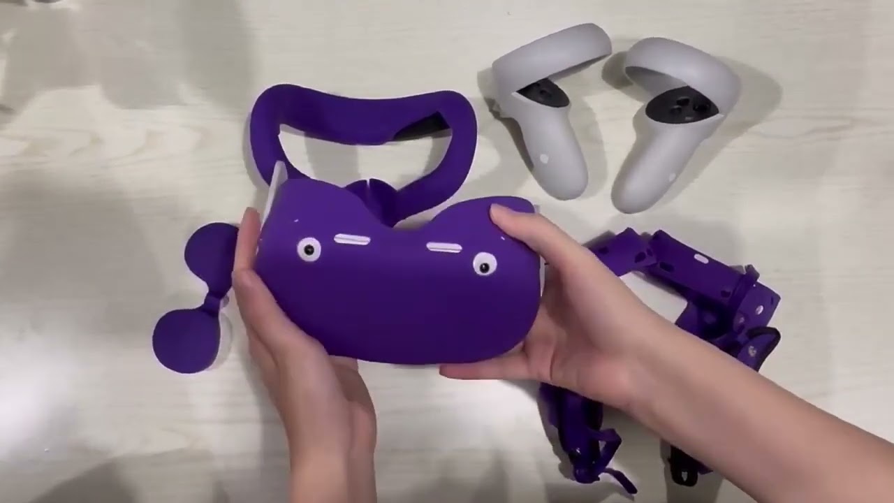 Installing Silicone Protective Cover For VR Oculus Quest 2 - YouTube