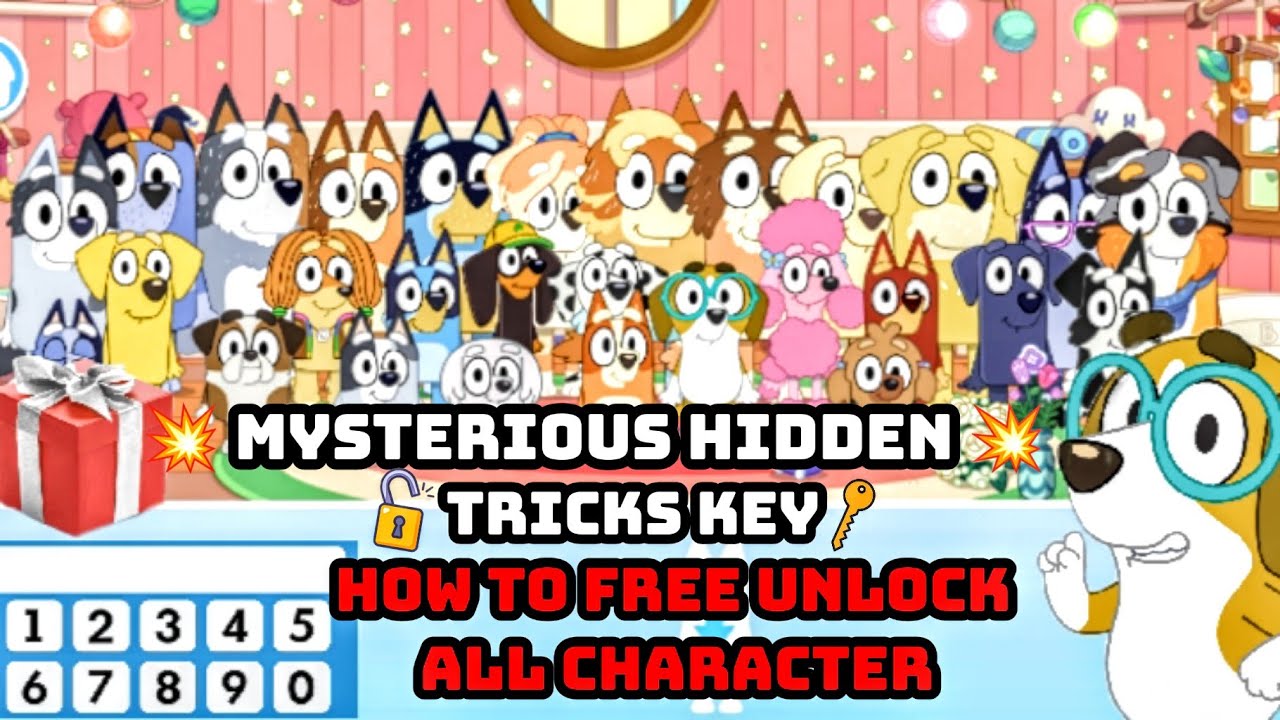 Bluey The Videogame Mysterious Hidden Tricks Key How To Free Unlock All ...