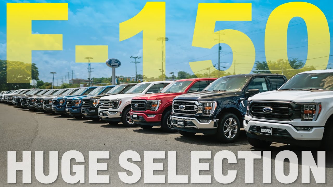 Don't MISS the regions LARGEST Selection of the NEW Ford F-150 in ALL ...
