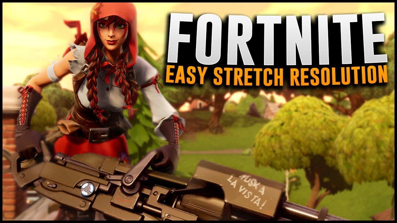 Fortnite BR: Stretched Resolution! (Improved Guide) - YouTube