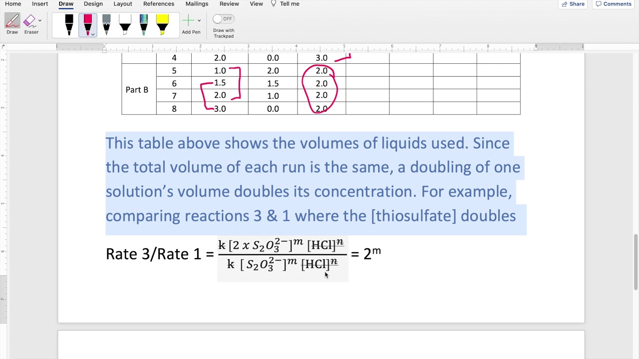 Graphical Determination of a Rate Law - YouTube
