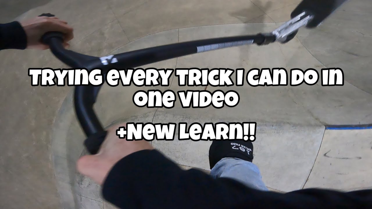 Tyring All My Tricks+New Learn - YouTube