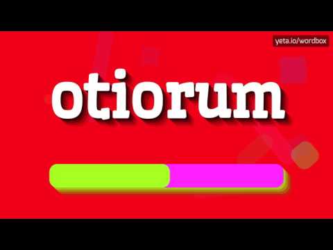 OTİORUM NASIL DELİR?  #otiorum (HOW TO SAY OTIORUM? #otiorum)