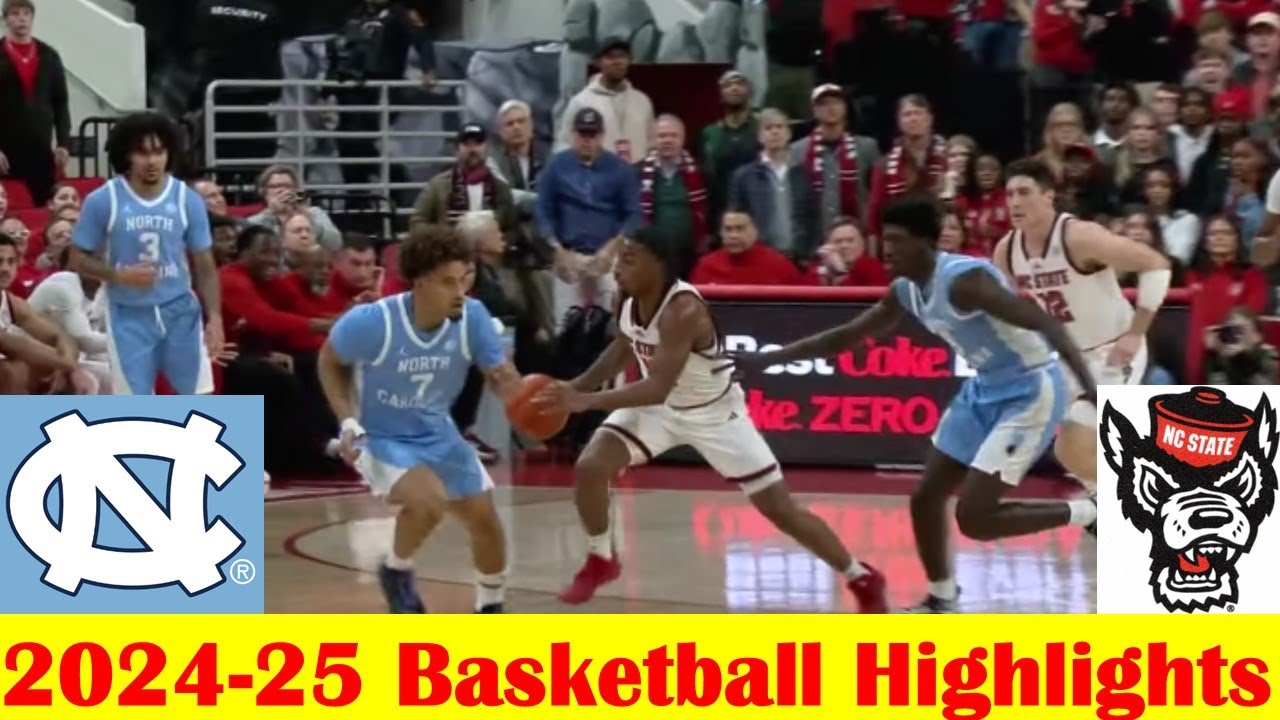 North Carolina vs NC State Basketball Game Highlights 1 11 2025 - YouTube