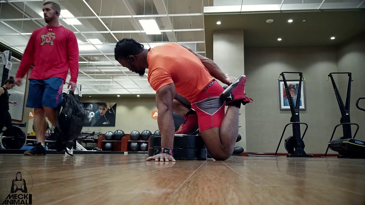 EXTREMELY HARD DEFICIT SHRIMP SQUATS AND 48" BOX JUMPS - YouTube