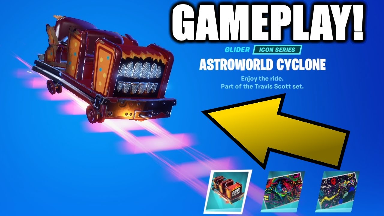Fortnite ASTROWORLD CYCLONE GAMEPLAY! 🔥 (Travis Scott live Event ...