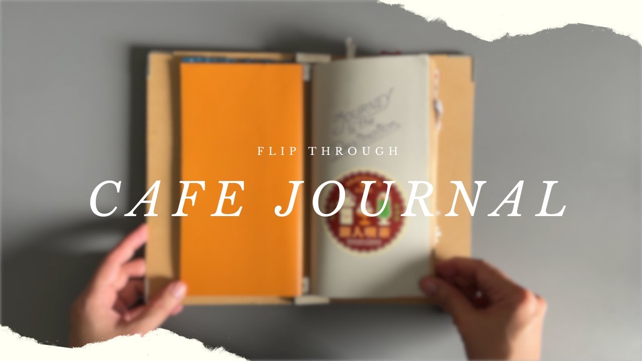 Cafe Journal Flip Through | boots & berry - YouTube