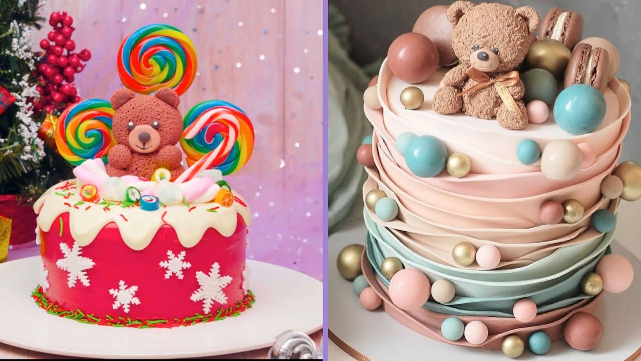 SATISFYING COLOURFULL CAKE DECORATING IDEAS, SATISFYING FOOD VIDEOS ...
