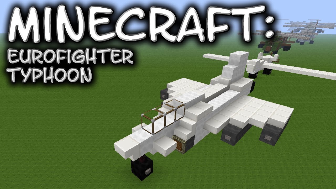 Minecraft: Eurofighter Typhoon Tutorial - YouTube