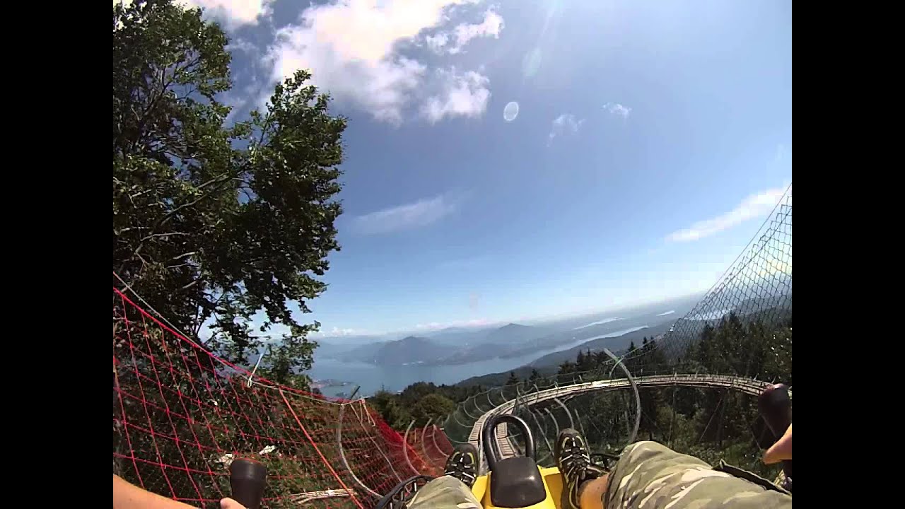 Alpyland coaster onride Mottarone - YouTube